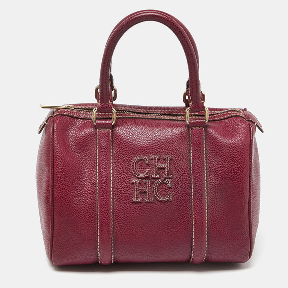 Carolina Herrera | Bags | Ch Carolina Herrera Purple Leather Andy ...